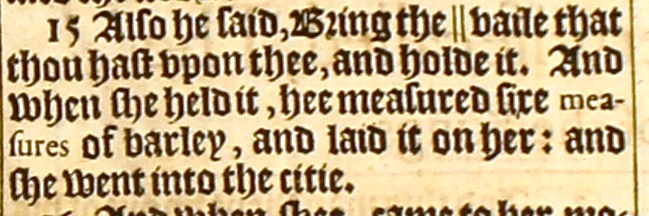 The ‘Great She Bible’ variant of the King James Bible (1613)